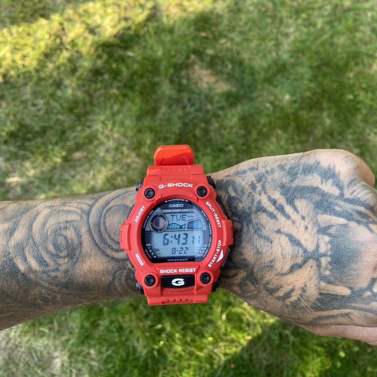 Red gshock DIGITAL 7900 SERIES G7900A-4 - Depop