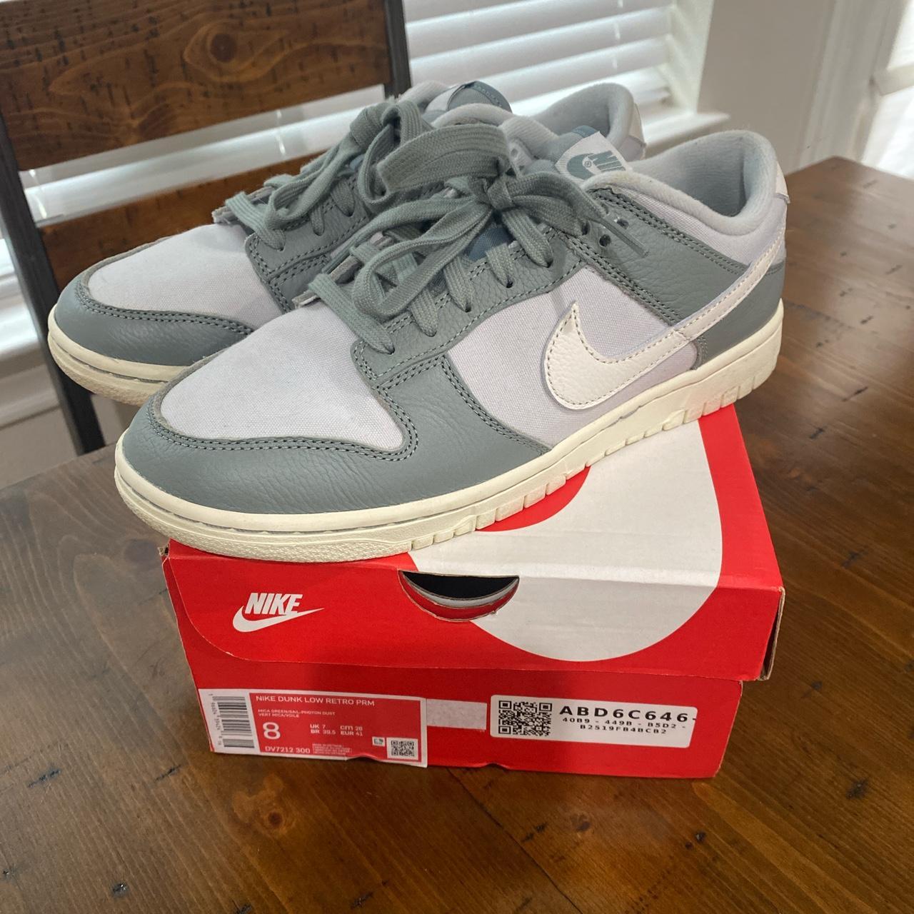 Nike dunk low retro PRM Color: mica... - Depop