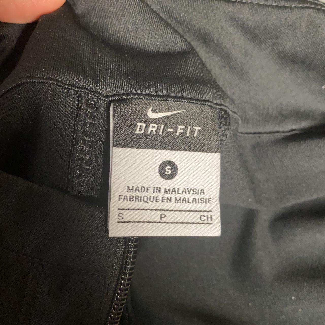Nike dri fit black sports jacket- similar to define... - Depop