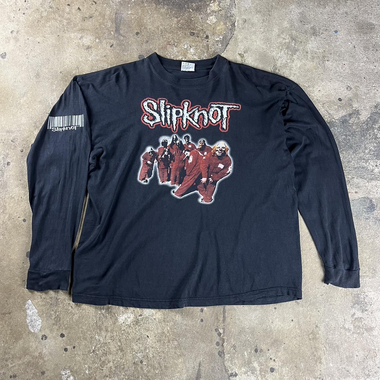 Vintage 90’s slipknot tee Nicely faded - Depop
