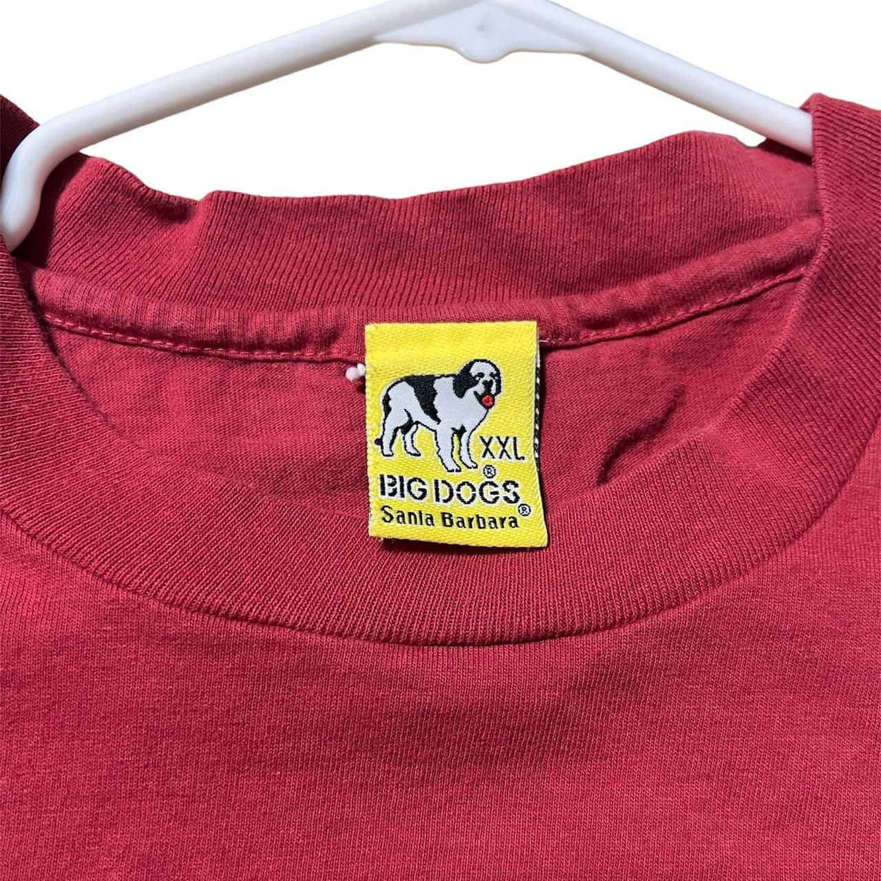 Vintage 90s Big Dogs USA T-Shirt Tagged XXL Perfect... - Depop