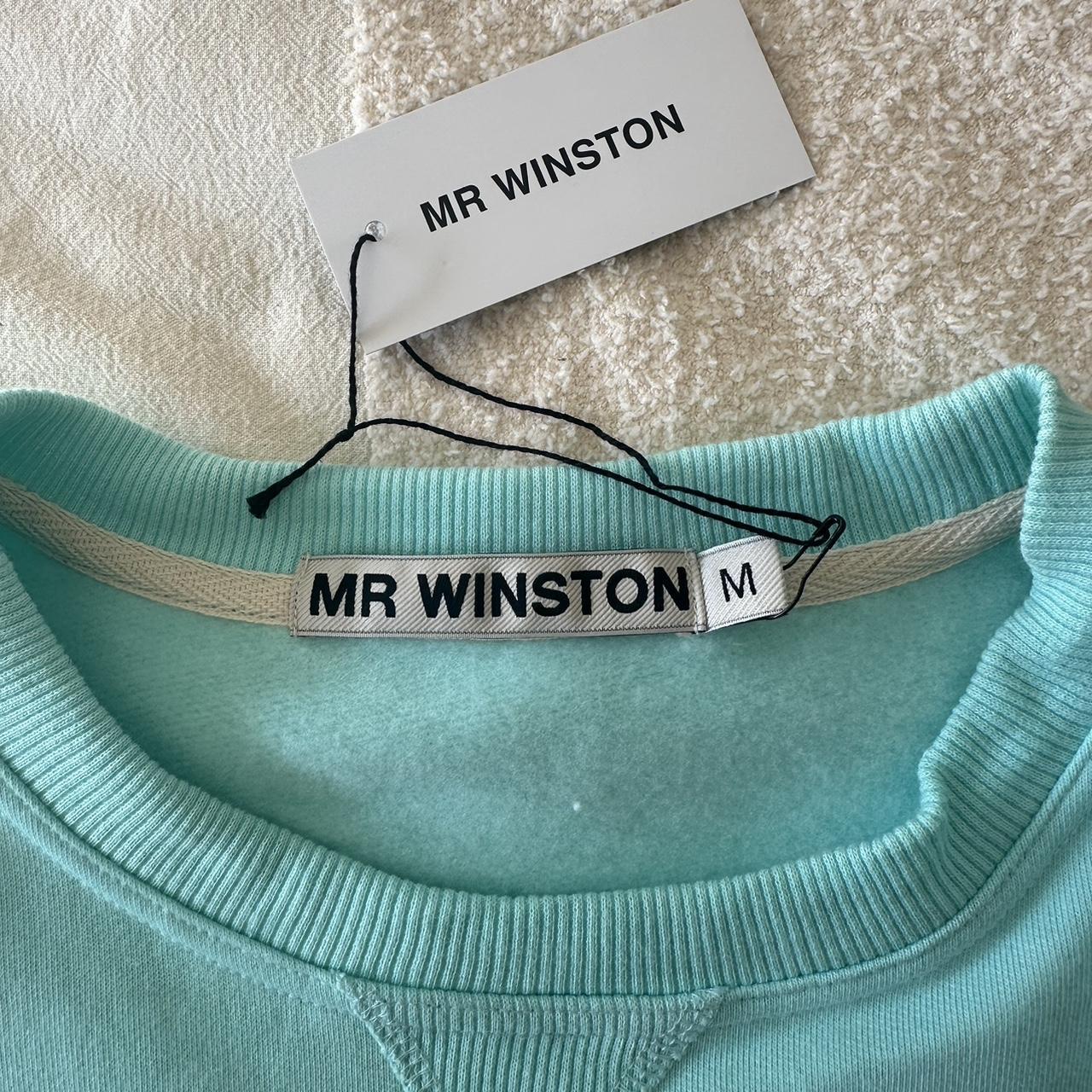 mr winston peppermint puff crew neck size medium... - Depop
