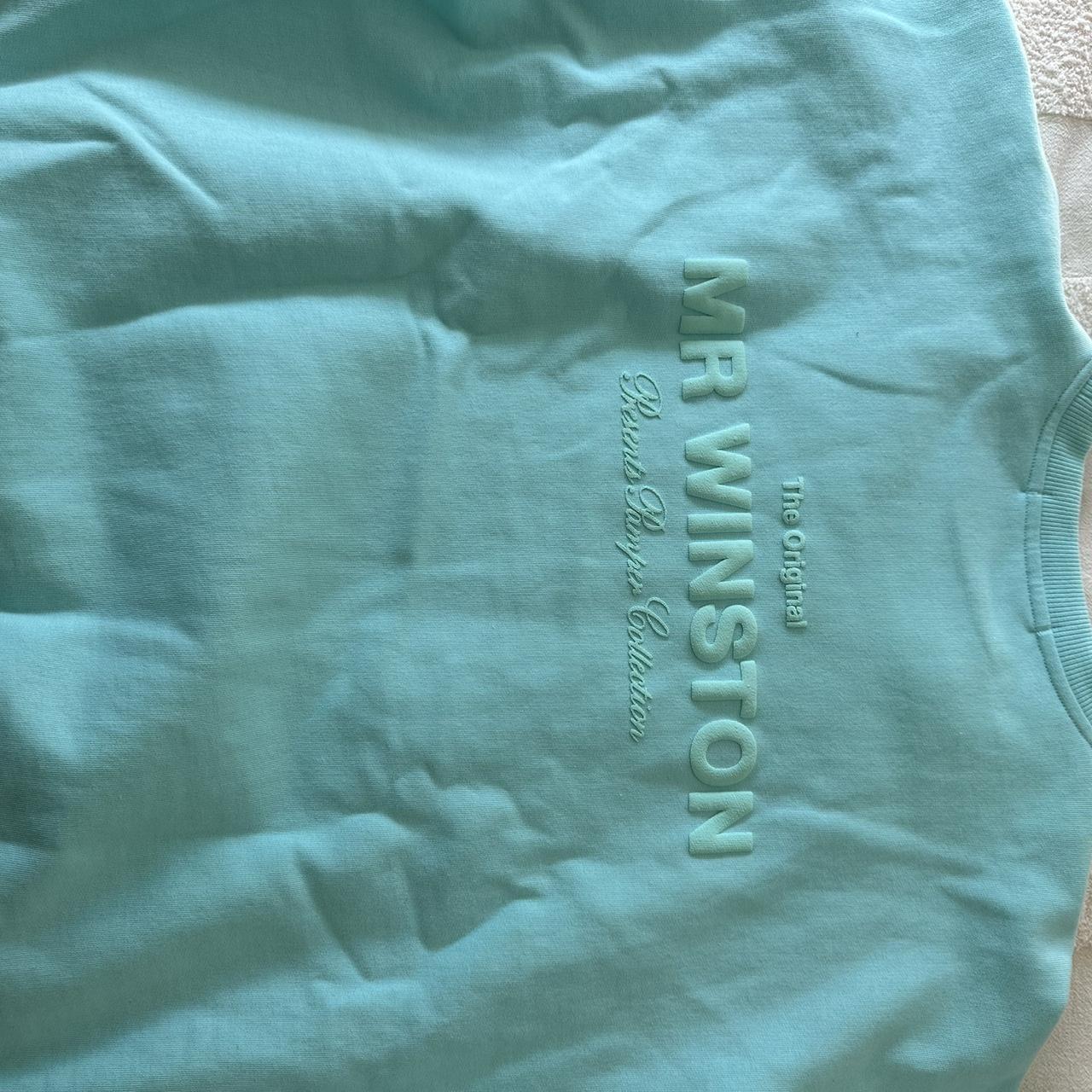 mr winston peppermint puff crew neck size medium... - Depop