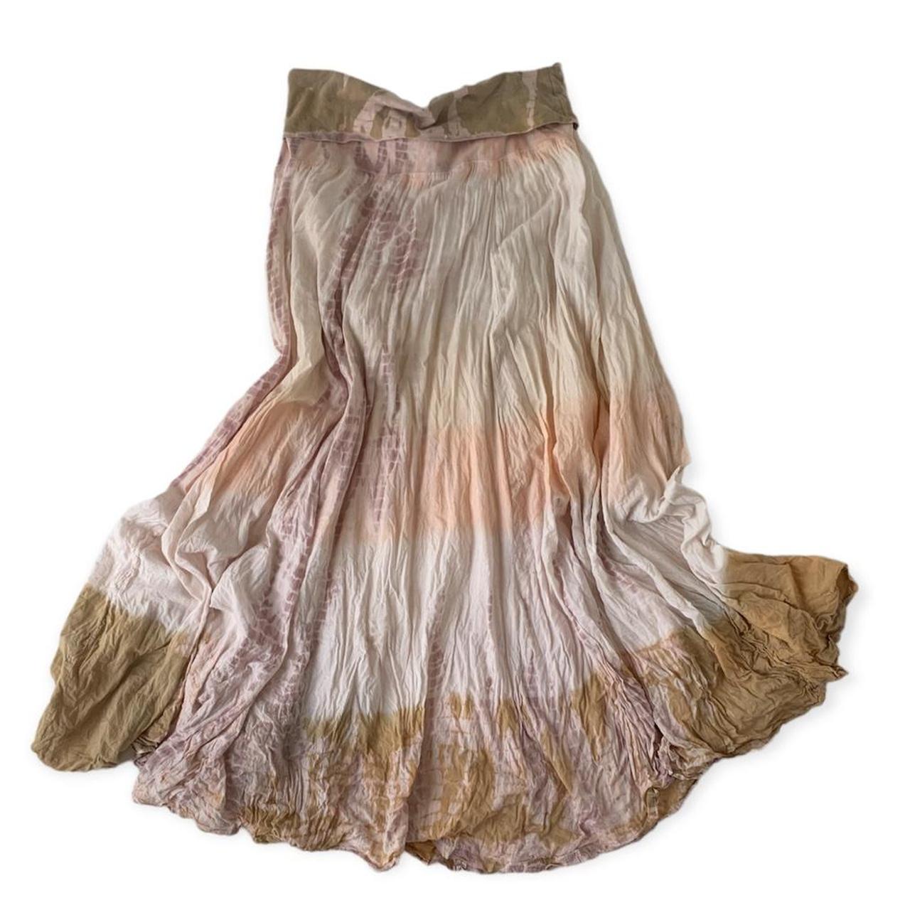 Vintage maxi skirt Label: now & then Fit can be... - Depop