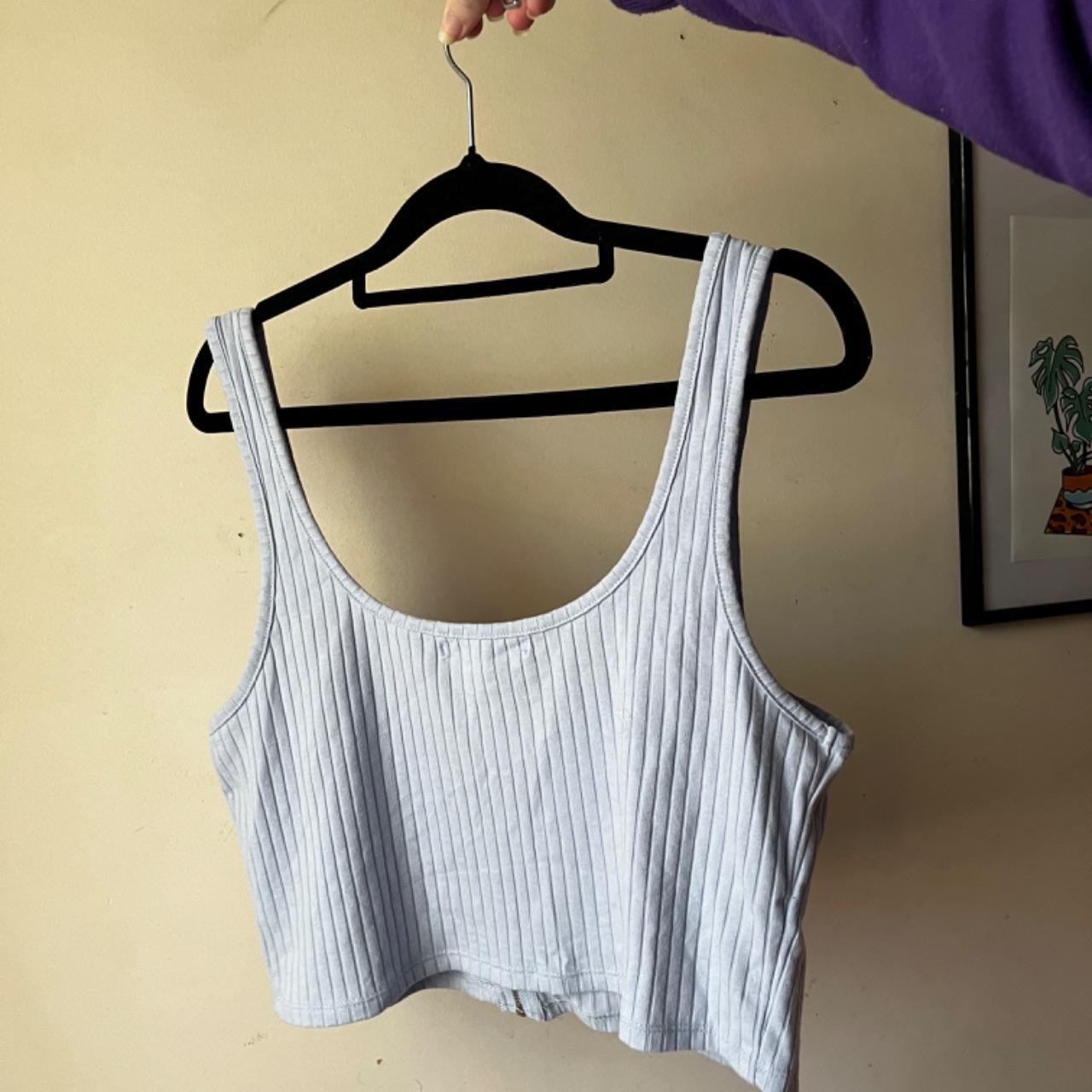 cutest baby blue Supre crop top!! this piece is... - Depop