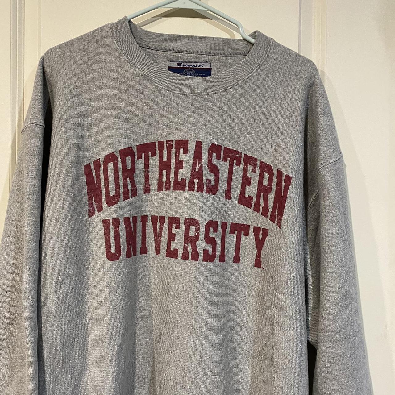 vintage 2000s champion northeastern university... - Depop