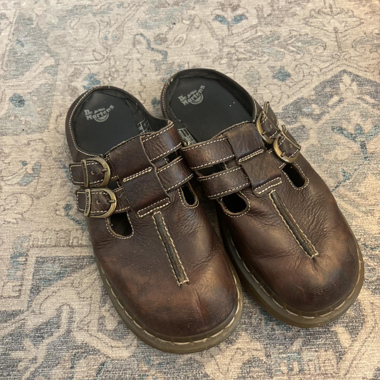 Vintage Doc Martens Double Buckle Mary Jane Clogs.... | Depop