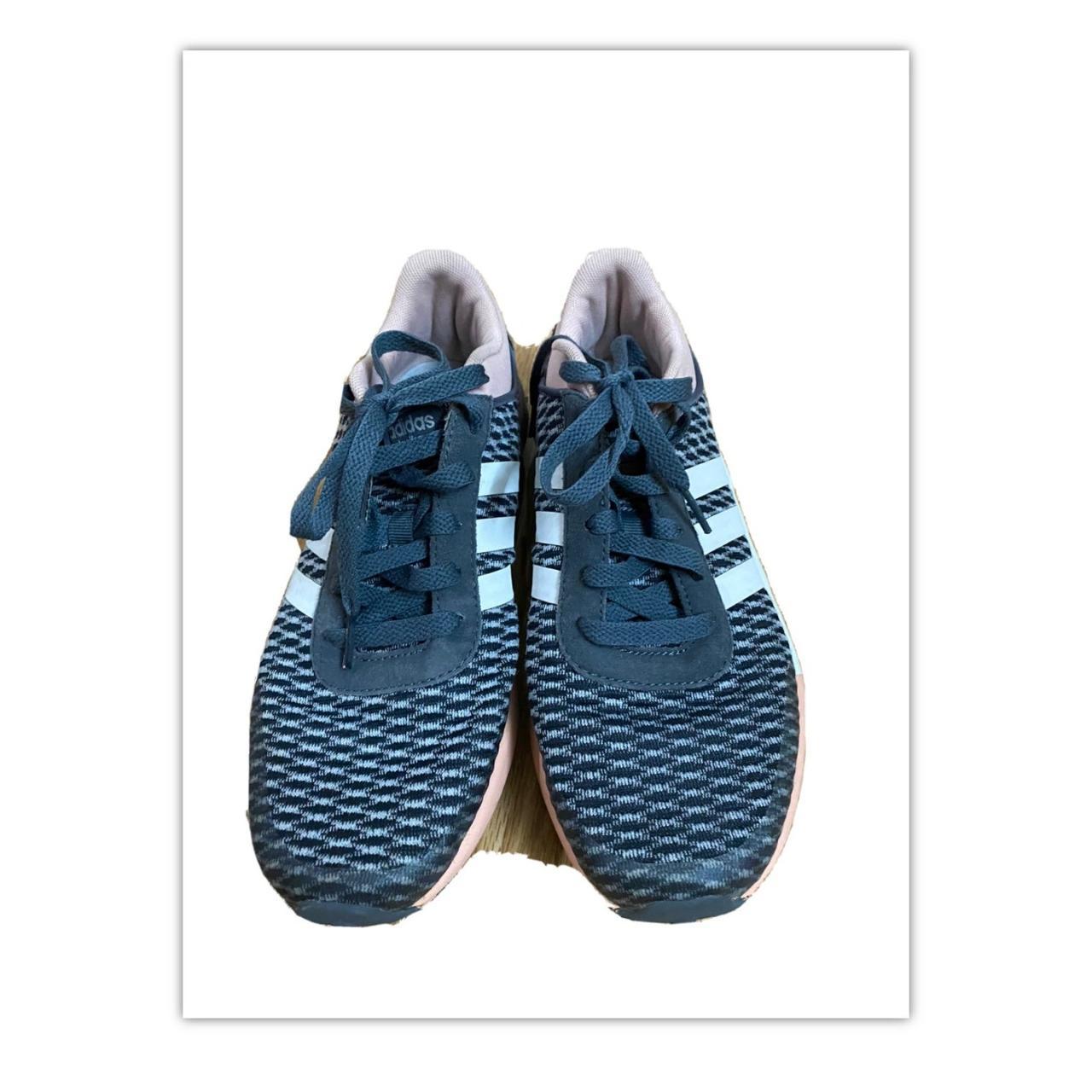 addias shoes women size 6.5 gray very good condition - Depop