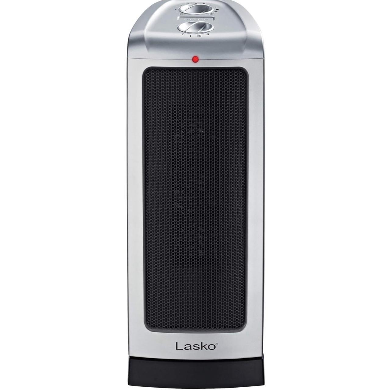Lasko Heating Space Heater, 16 Inch, Silver open box - Depop