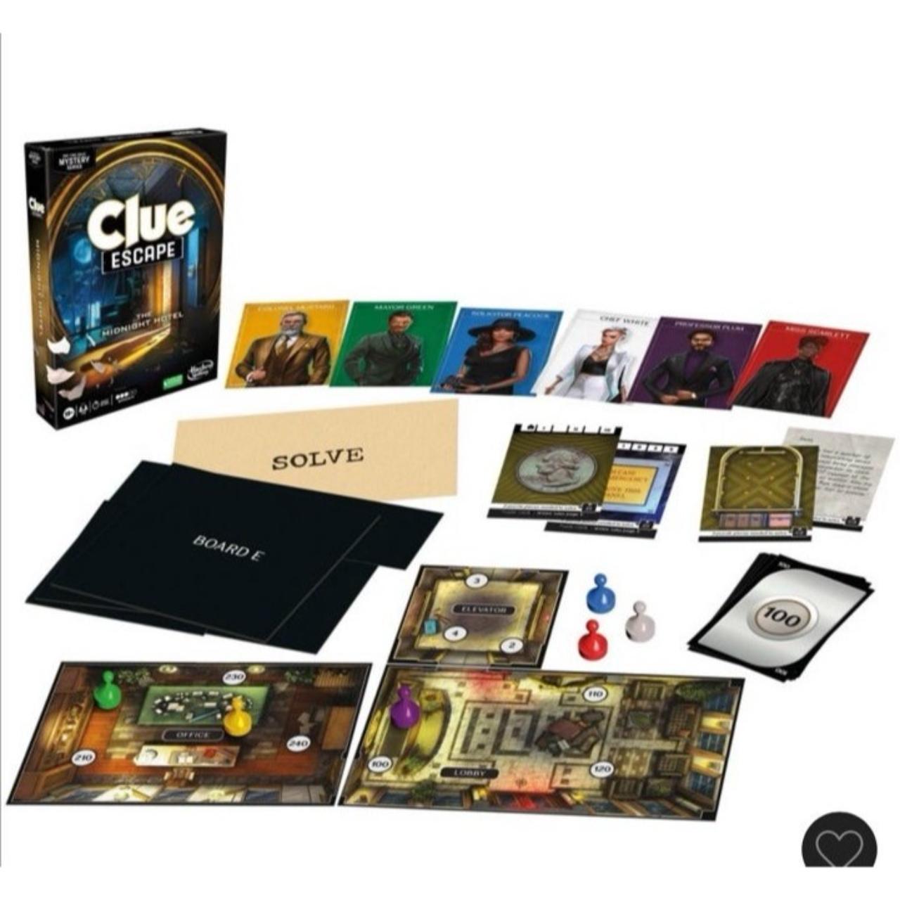 Clue Escape: The Midnight Hotel Board Game new # - Depop