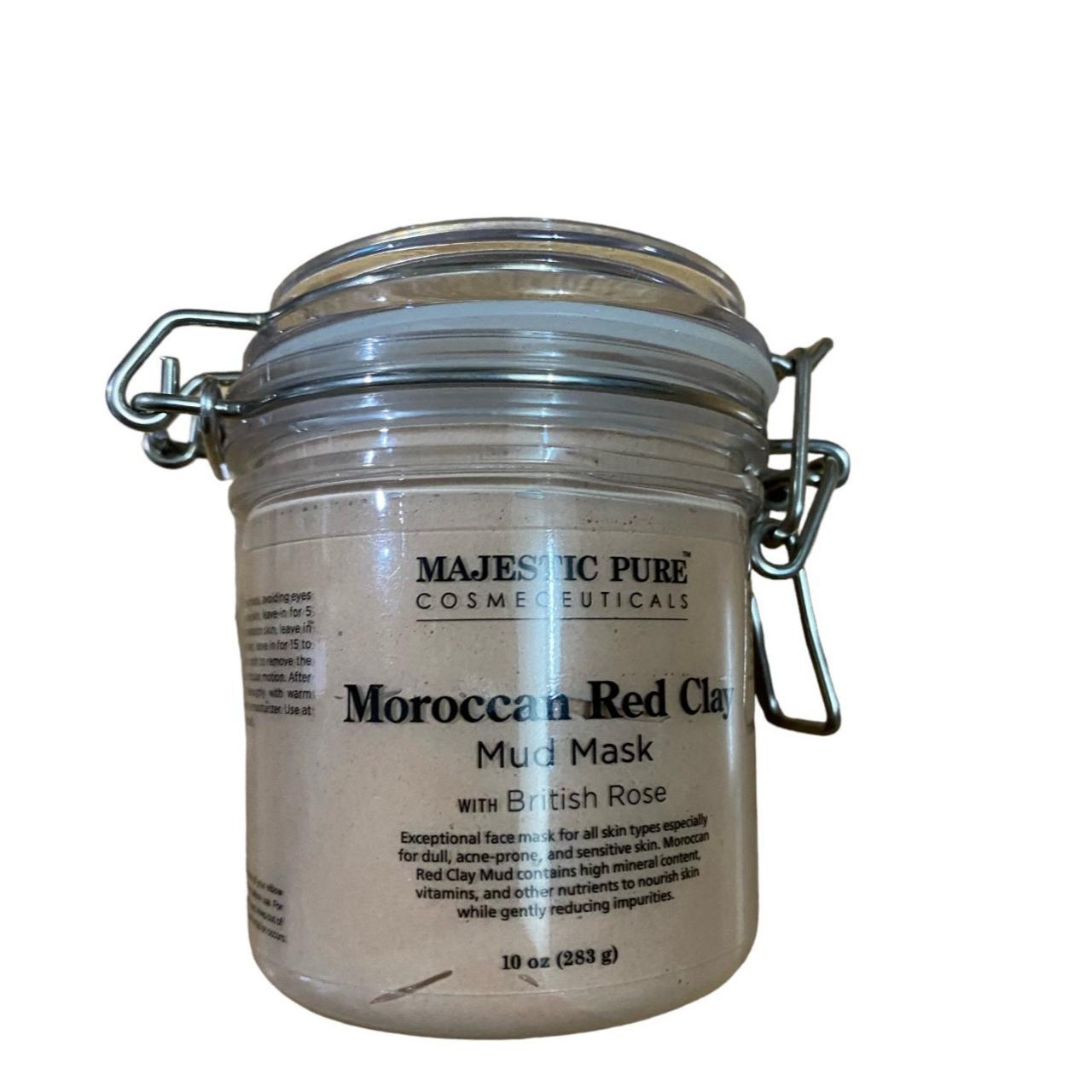 Moroccan Red Clay Mud Mask 10 oz # - Depop