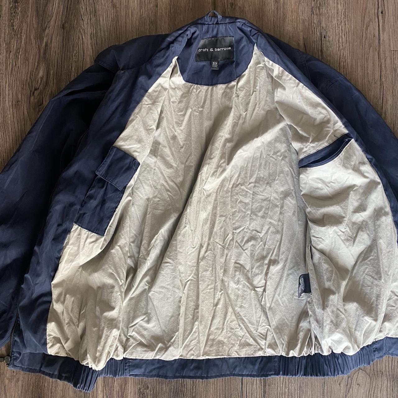 Croft & Barrow Men's Navy Jacket | Depop
