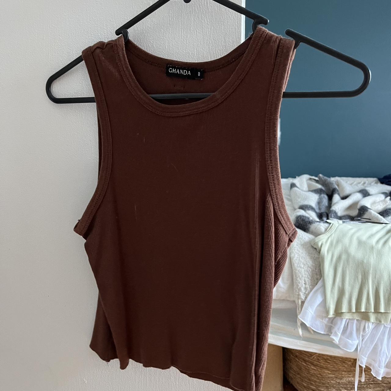 Ghanda - brown Tank Size - S / 8 Shipping - $10 - Depop