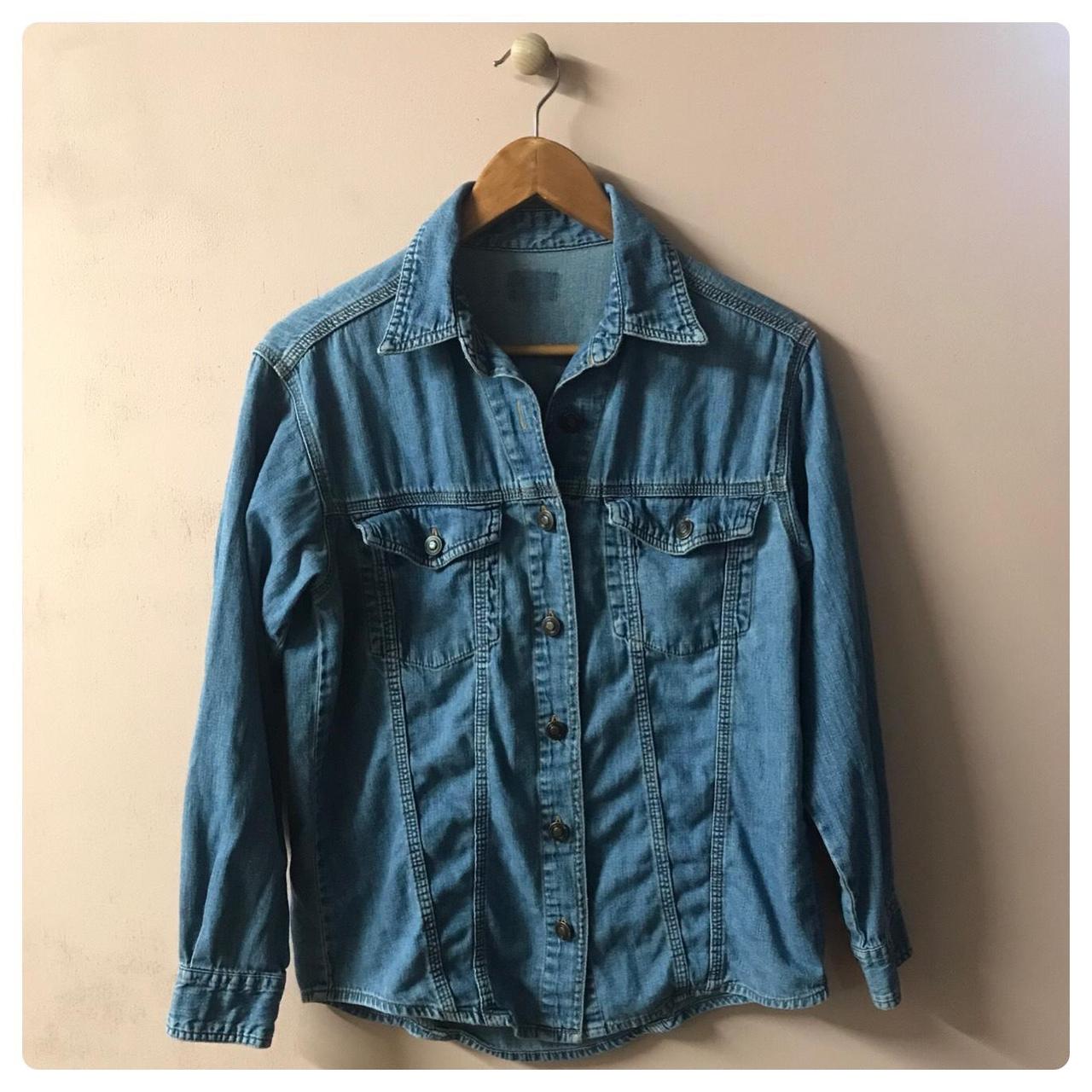 Moda International Women's Blue Shirt | Depop