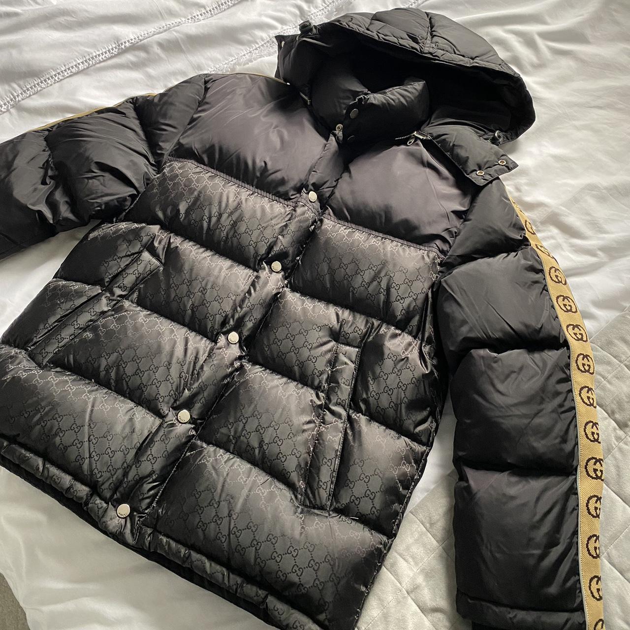 Gucci Jacquard puffer coat Size M (48) Brand new... - Depop