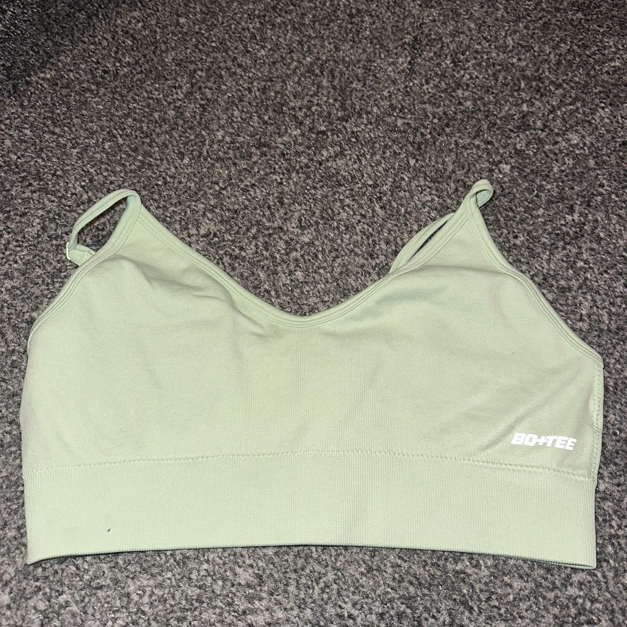 Oh polly bo and tee green sports bra #boandtee... - Depop