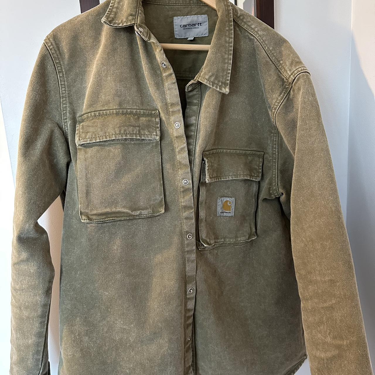 Carhartt Men's Khaki Jacket | Depop