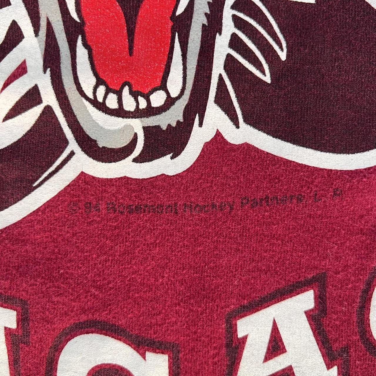 1994 Chicago Wolves Hockey t shirt Size... - Depop