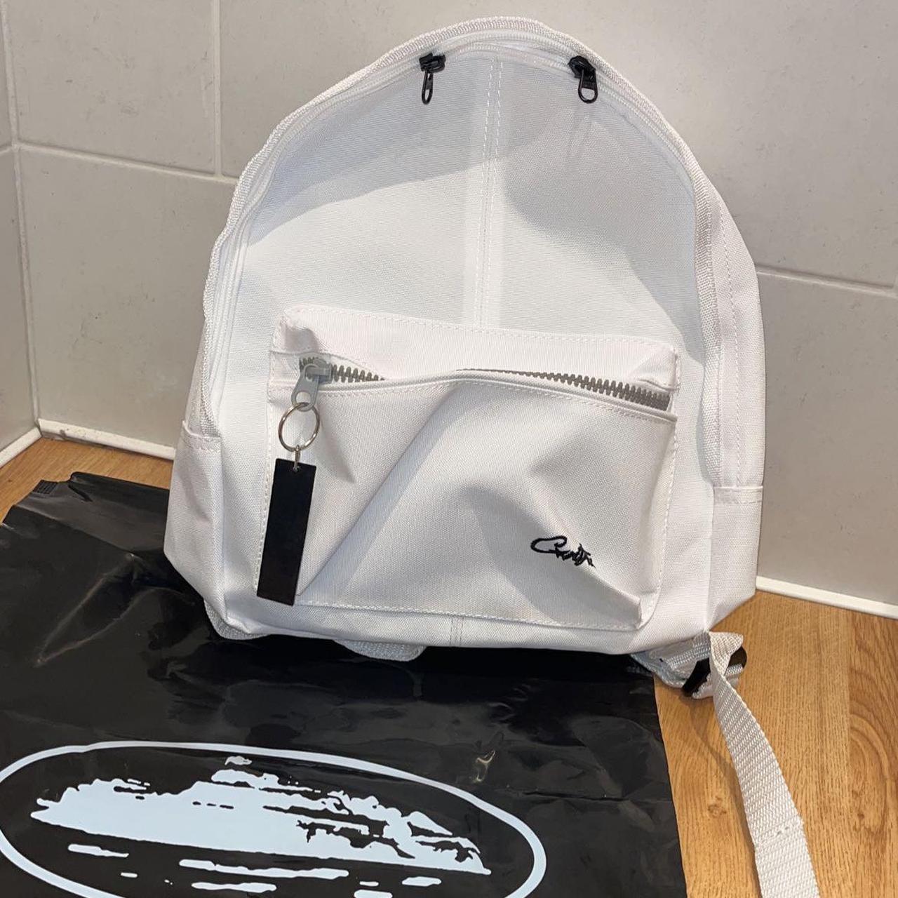 Corteiz white backpack - Brand new never used - 2... - Depop