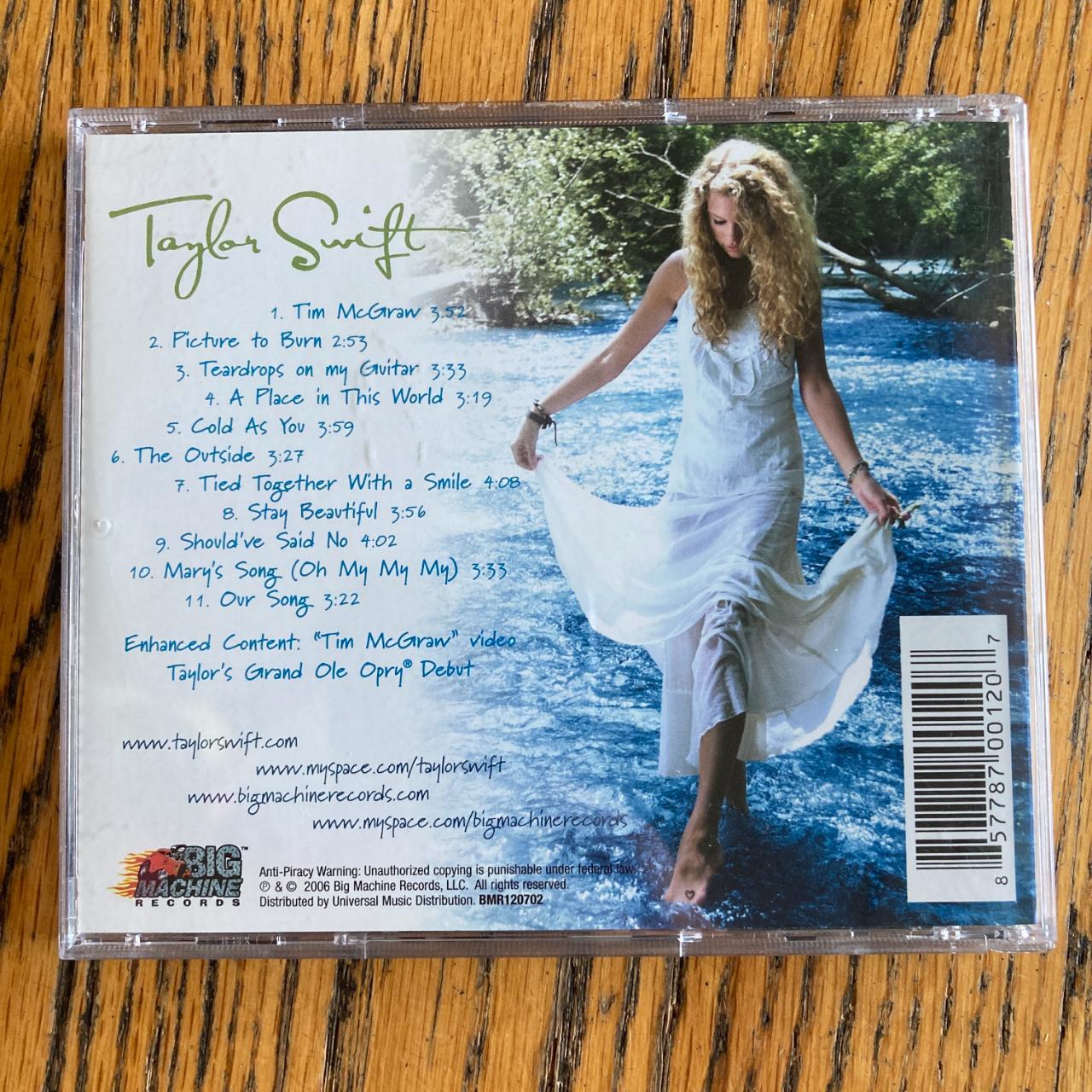 2006 ORIGINAL Taylor Swift Debut CD WITH "GAY" on... - Depop