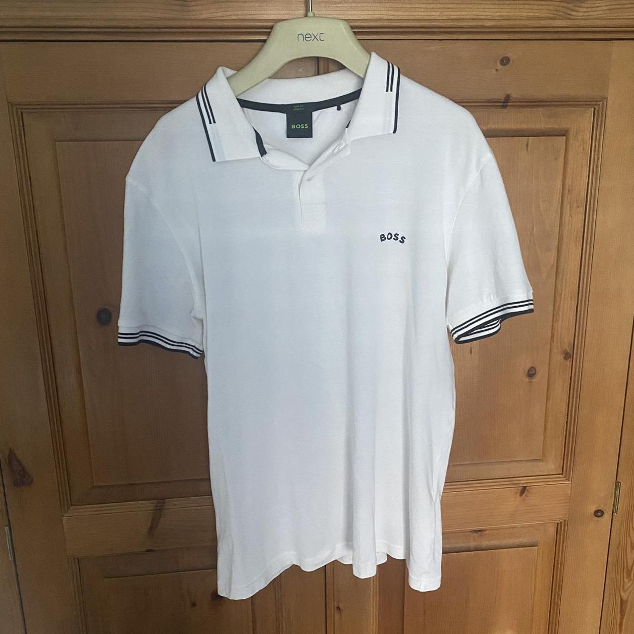 Hugo boss polo shirt Hugo boss polo shirt size small... - Depop