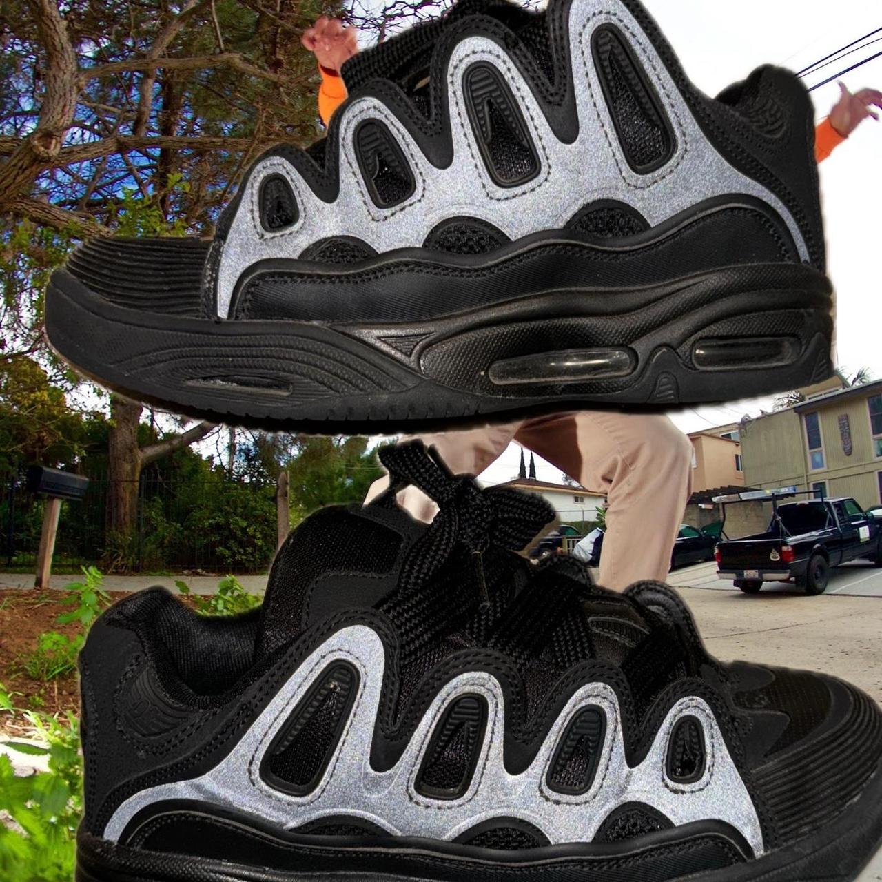 osiris d3 2001 black 3m #Osiris #d3 #skate #swag... - Depop