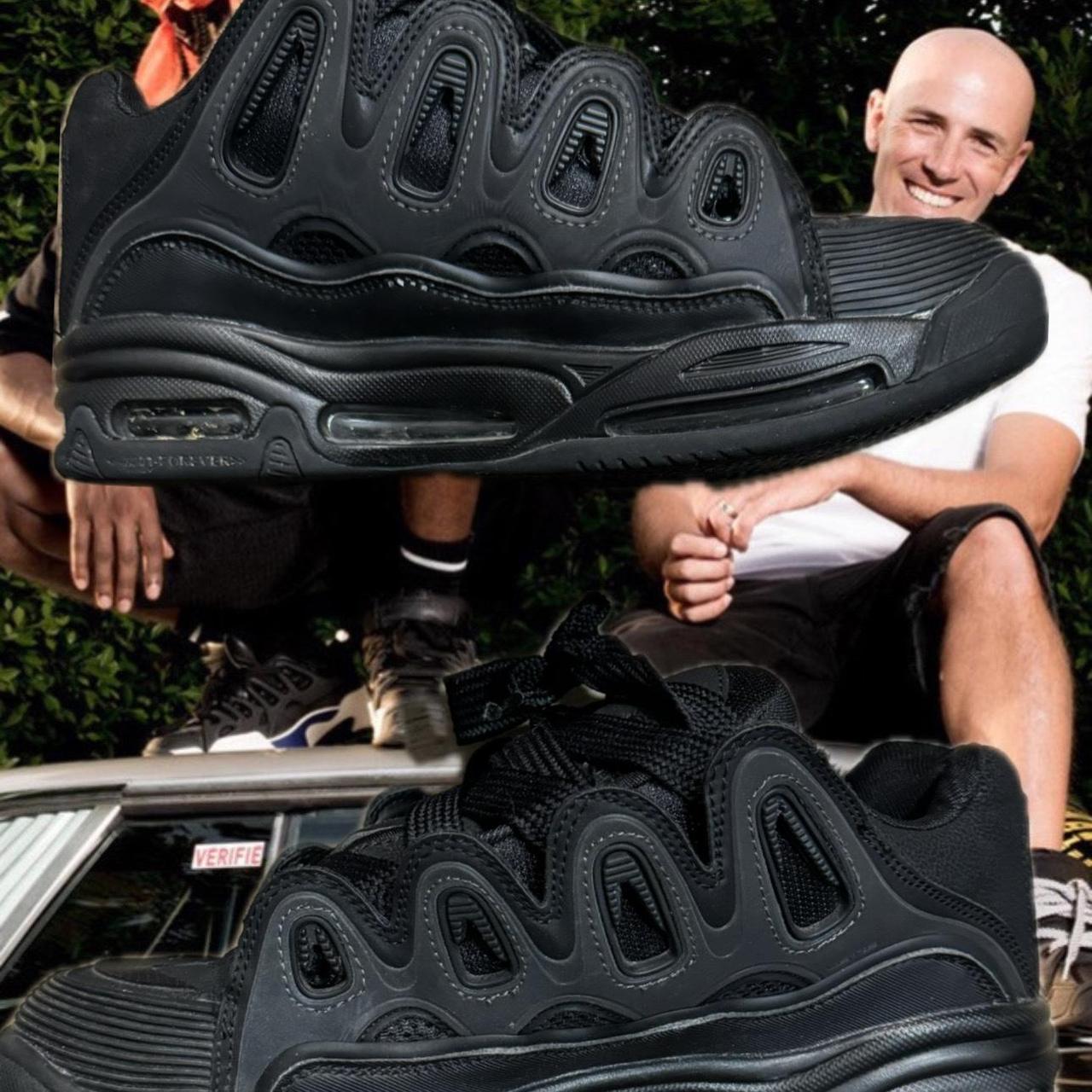 osiris d3 2001 black 3m #Osiris #d3 #skate #swag... - Depop