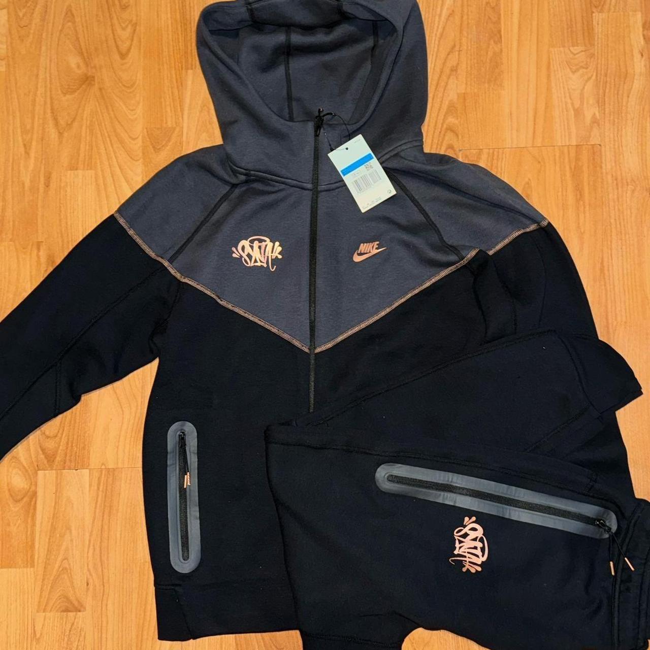 Syna x Nike Tech Fleece hoodie and tracksuit bottoms... | Depop