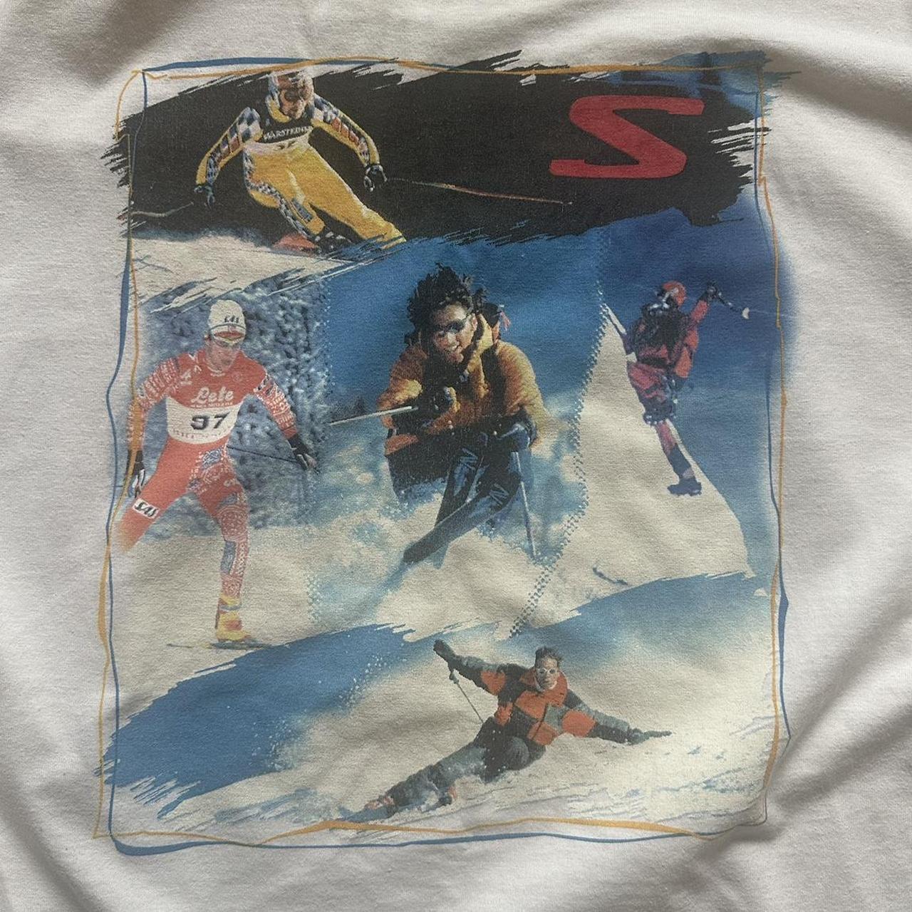 Vintage 90’s Solomon long sleeve Slight... - Depop