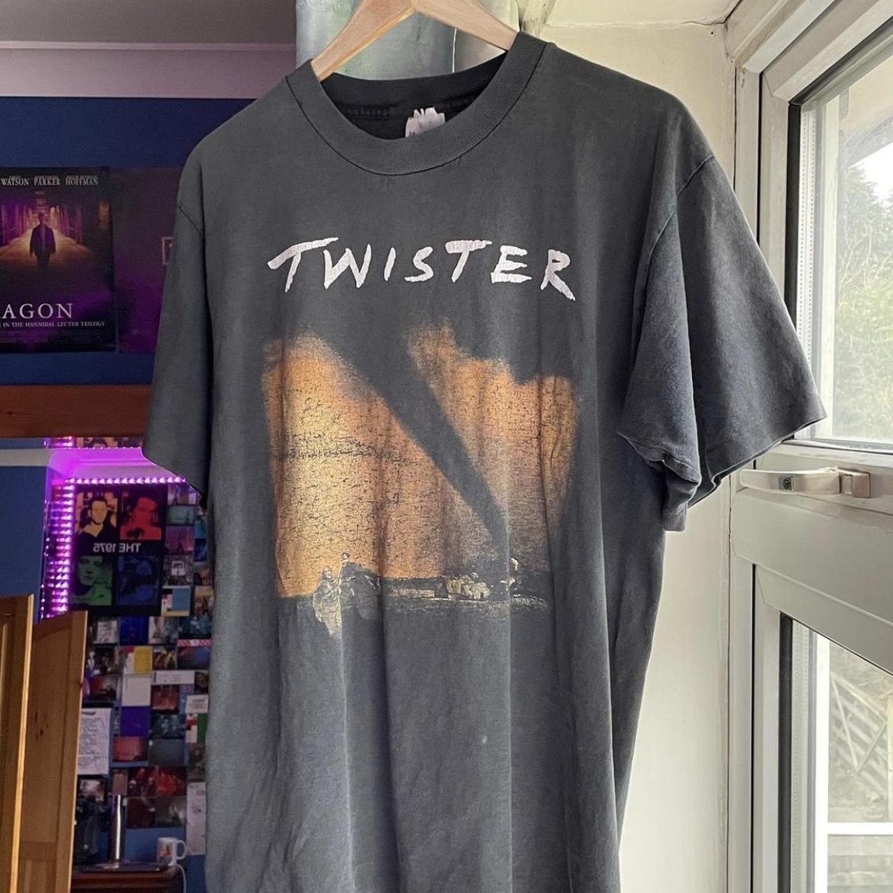 Vintage Twister movie promo tshirt, 1994 on a murina... - Depop