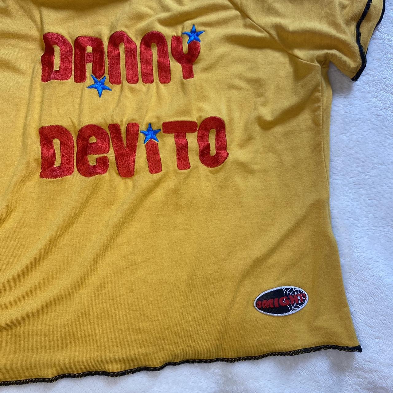omighty danny devito mustard yello baby tee size small - Depop