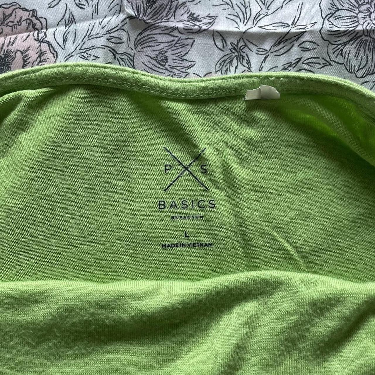 Pacsun basic seamless green tank top. Super cute... - Depop