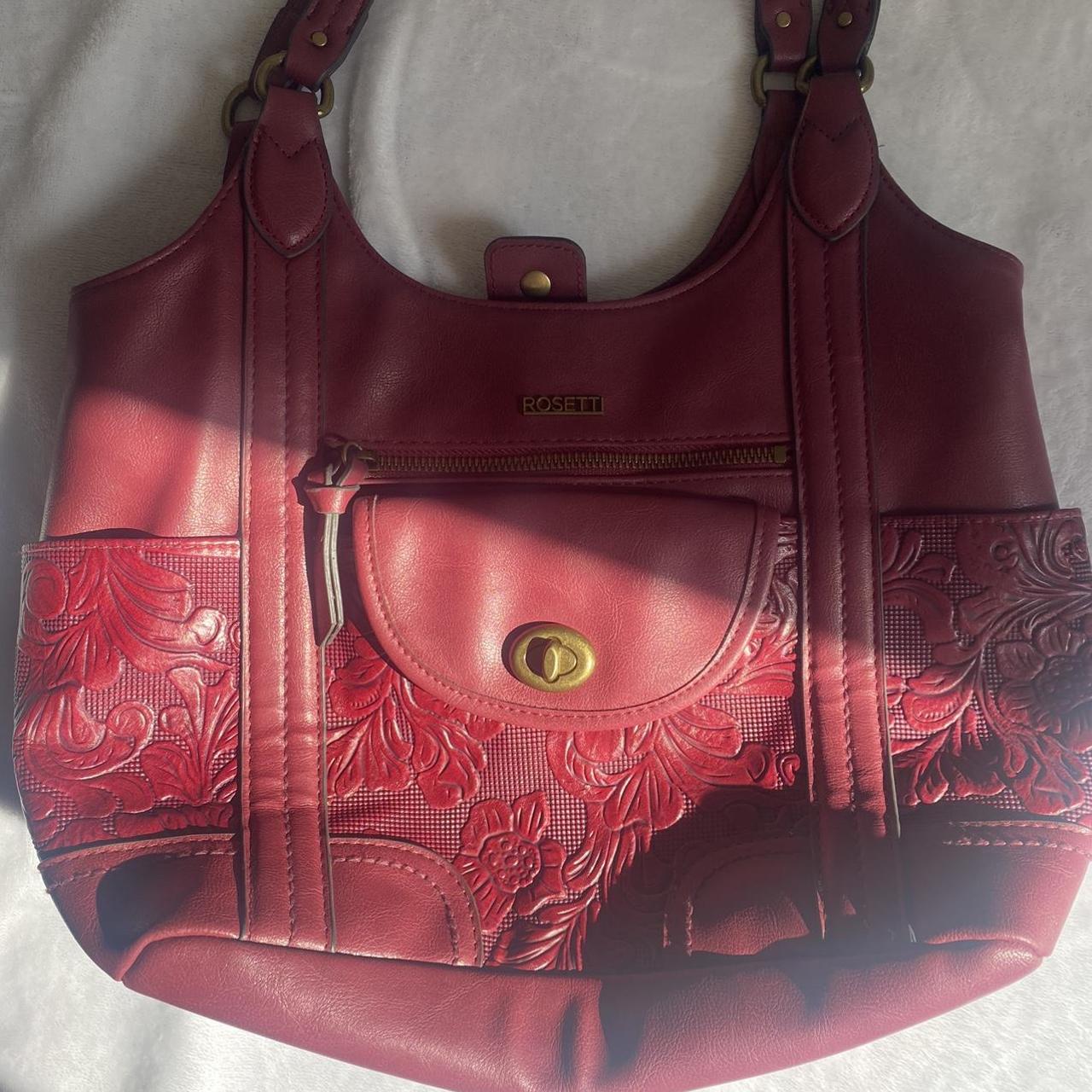 Burgundy Rossetti shoulder bag. Never used, perfect... - Depop