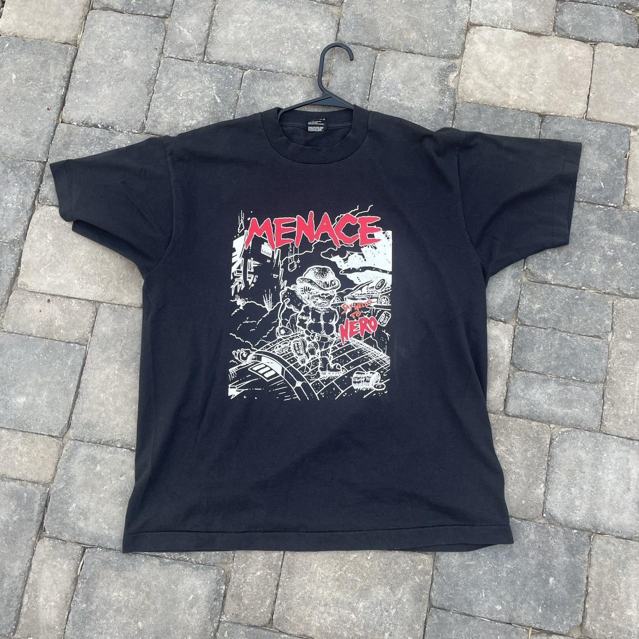 Menace “Say Hello to Nero” 1993 Metalcore Rock Band... - Depop