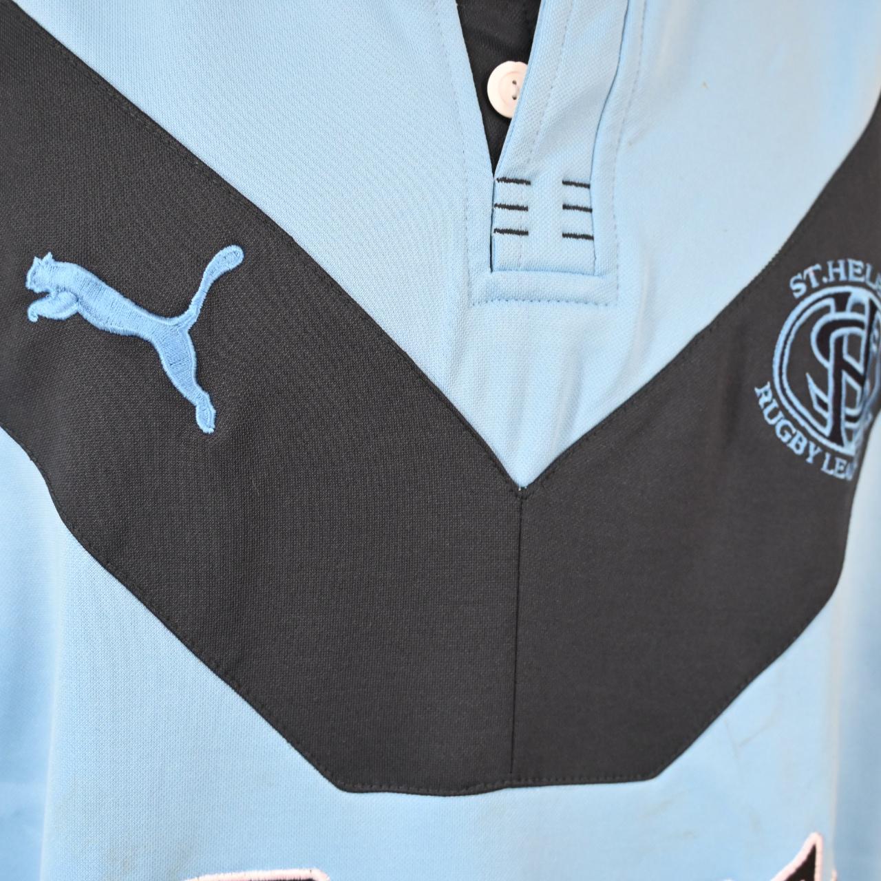 Mens Vintage St Helens Puma Rugby League Shirt... - Depop