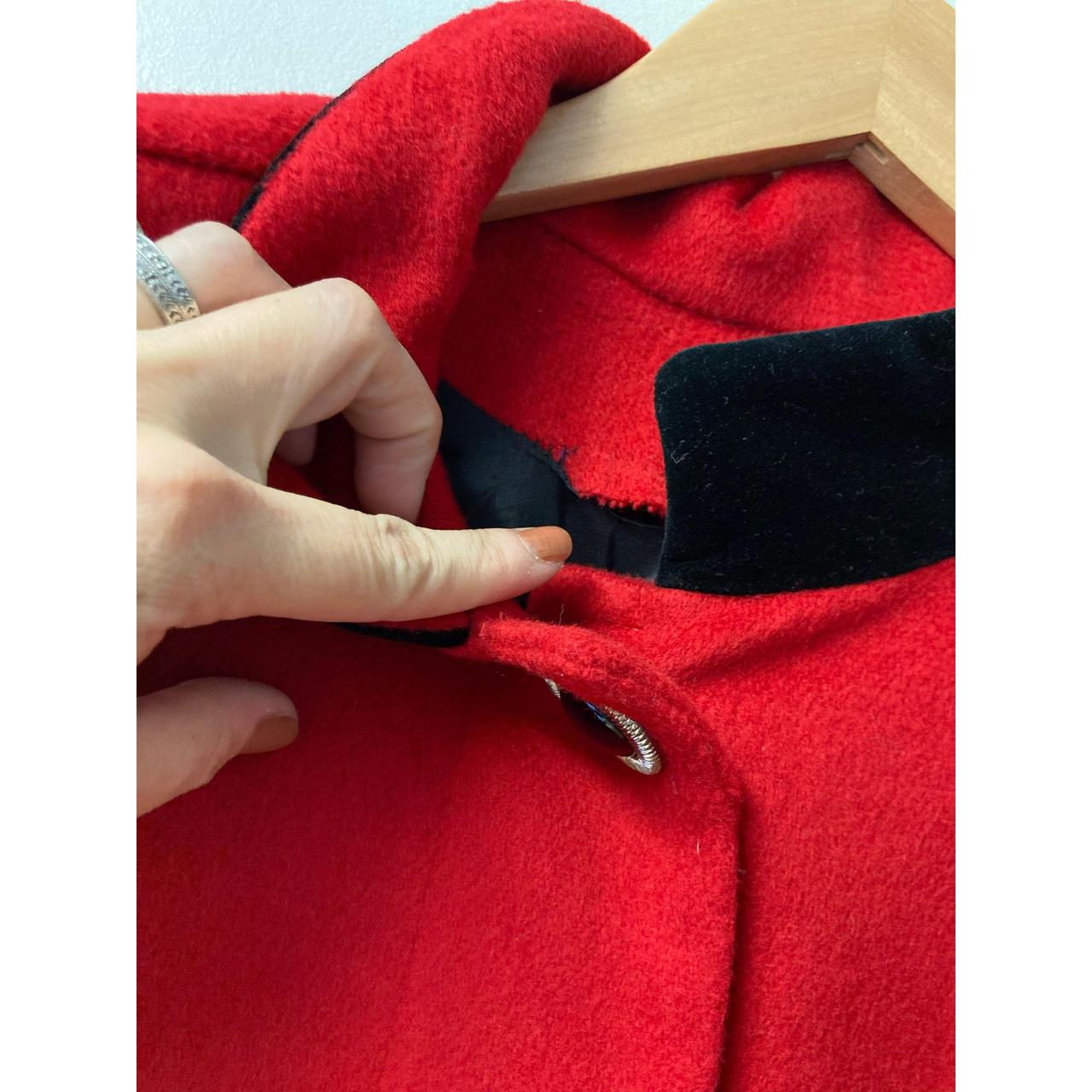 Women's Red and Black Jacket | Depop