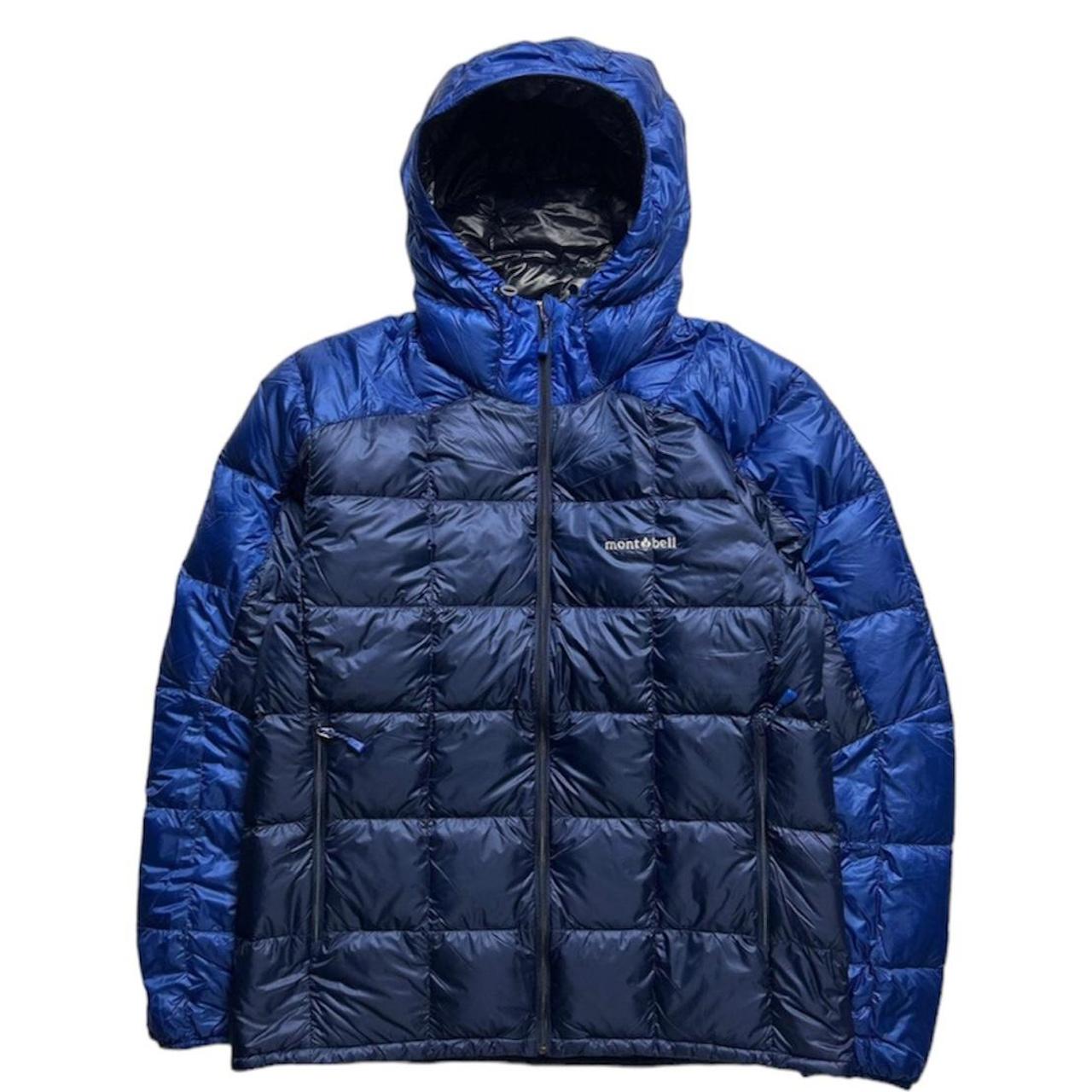 Montbell two tone blue/navy puffer jacket - Brand... - Depop