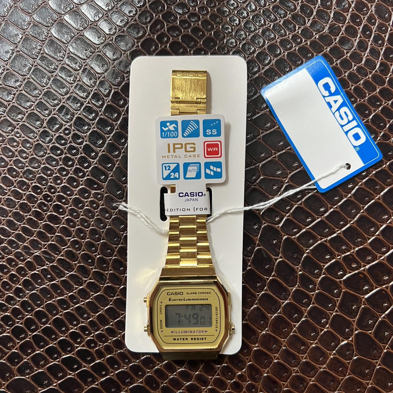 Gold Casio Digital Watch Brand new with tags and... | Depop