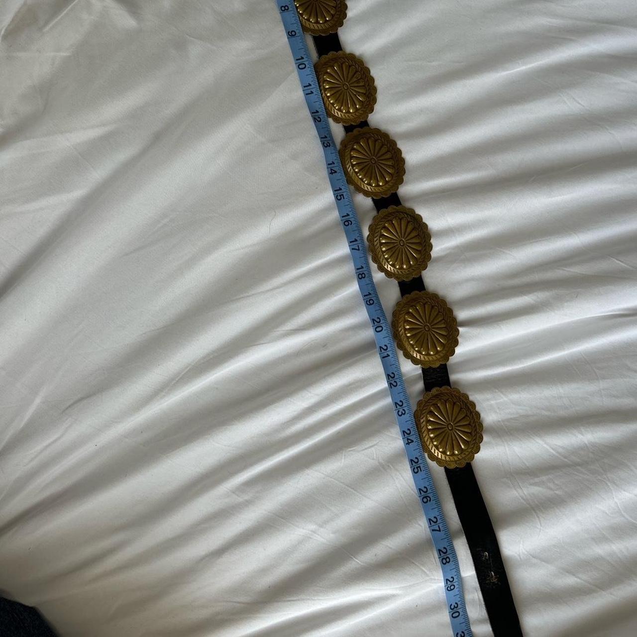 Vintage Metal Conch Belt Navajo style. Belt is not... | Depop