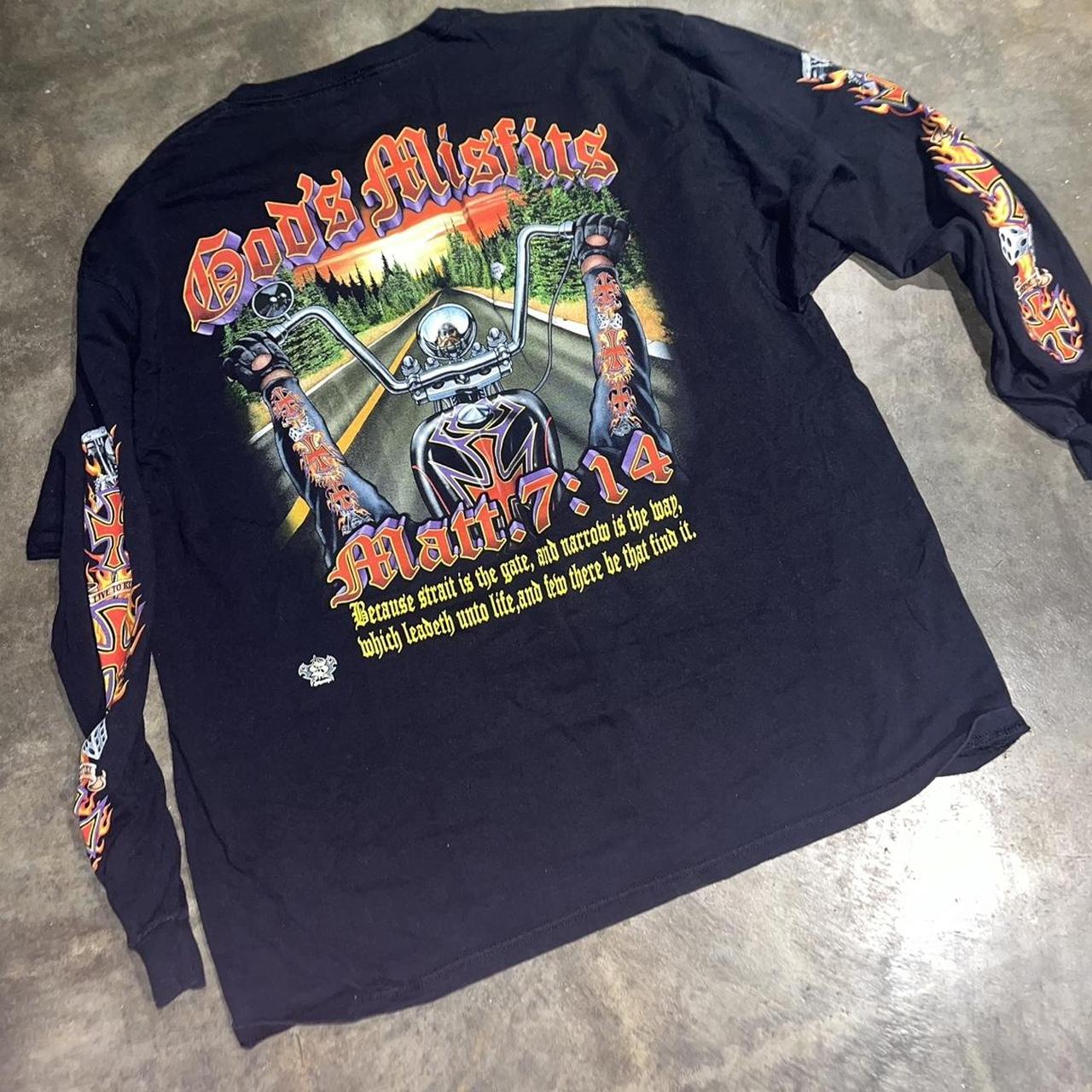 skins industries 'gods misfits' fits like xl. tag... - Depop