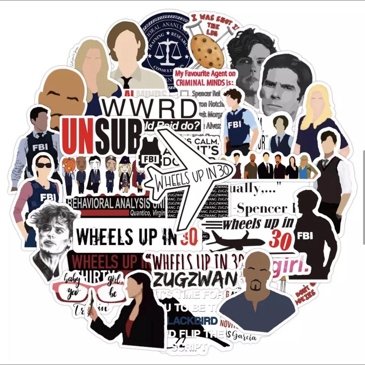 Criminal Minds tv show stickers (10 pcs) Great for... - Depop