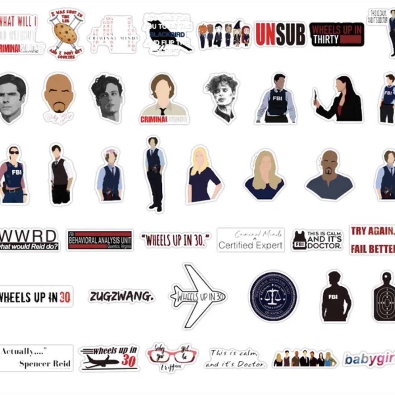 Criminal Minds tv show stickers (10 pcs) Great for... - Depop