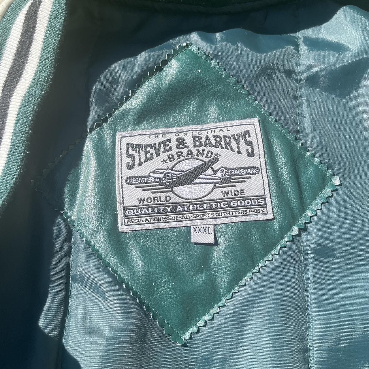 Steve & Barry's Men's Green and White Jacket | Depop