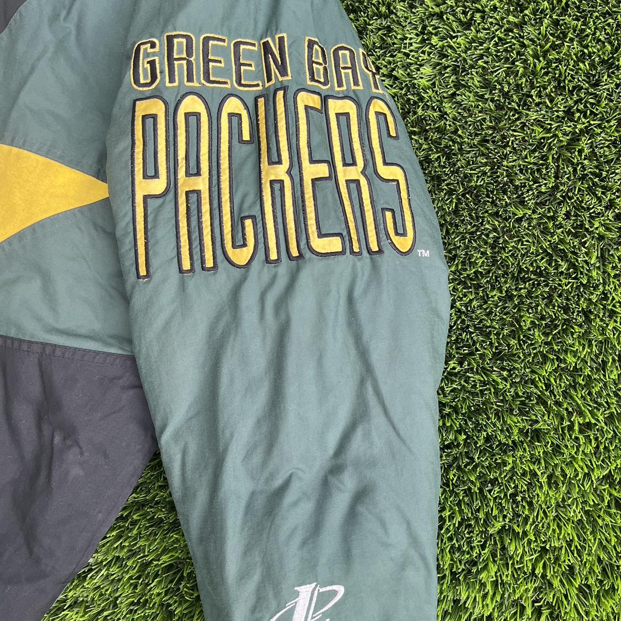 90’s Logo Athletic Shark Tooth Green Bay Packers... - Depop