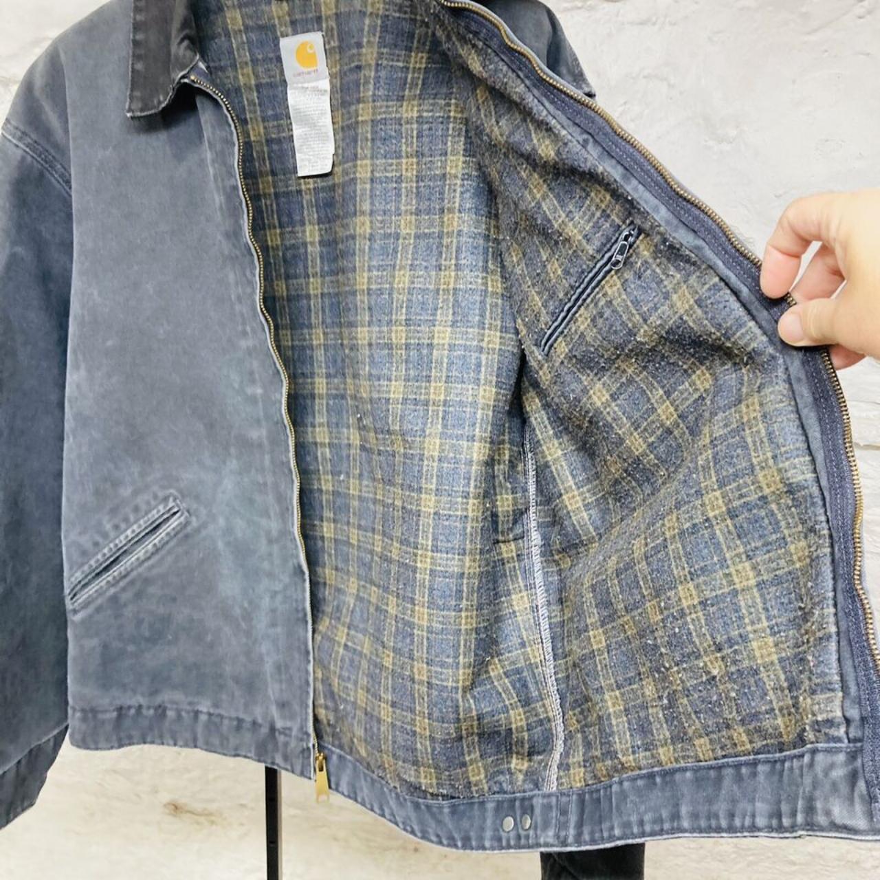 Carhartt J97 PTL Detroit Trucker Blanket Lined... - Depop