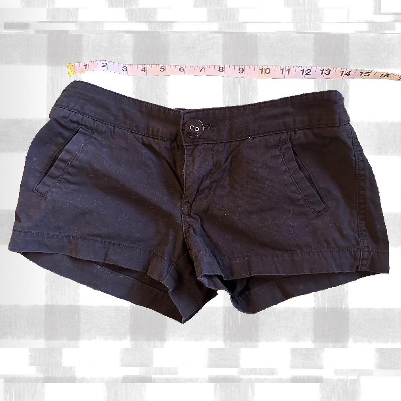 Cute black Roxy shorties! Low-rise and super... - Depop