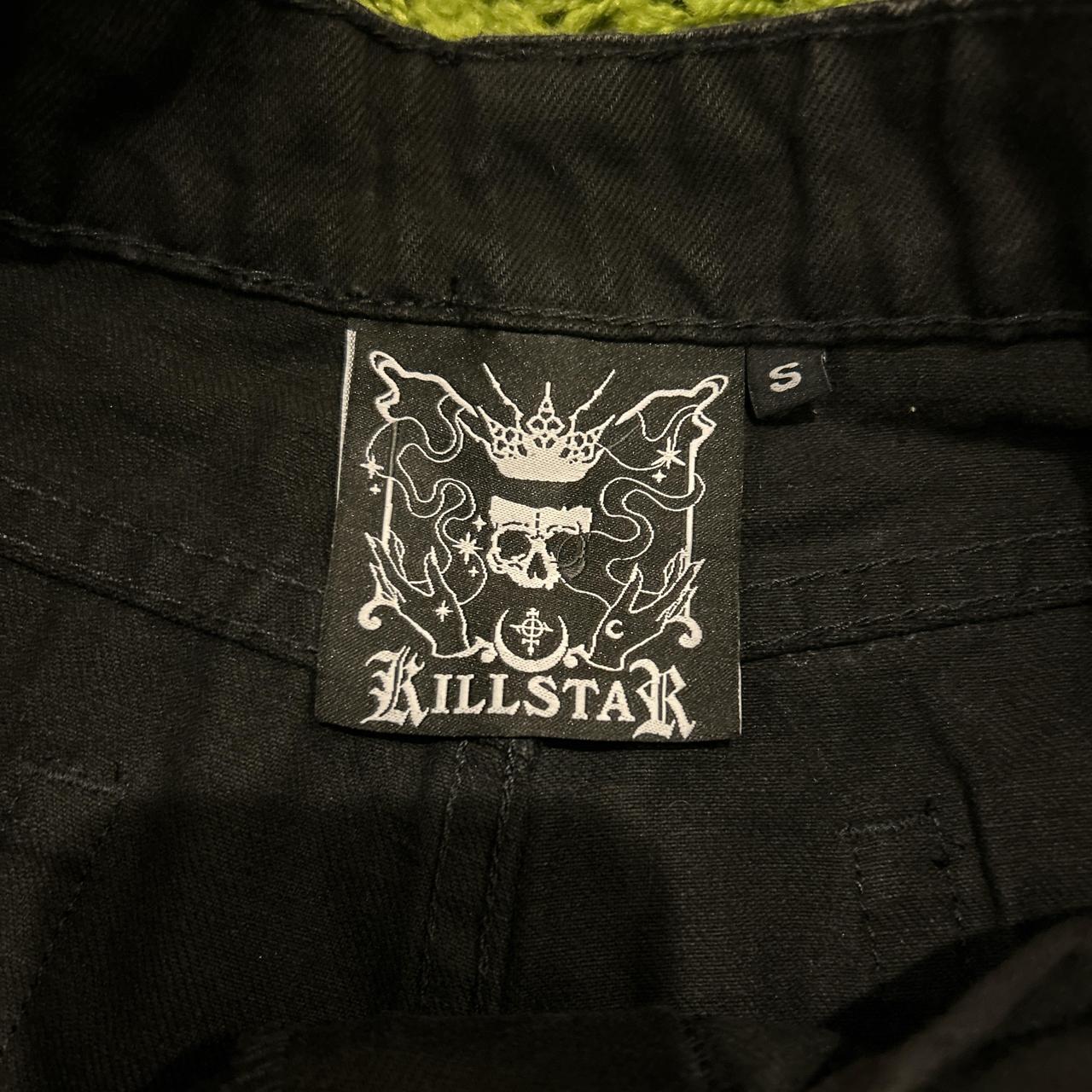 Killstar Black Cutoff Shorts - Depop