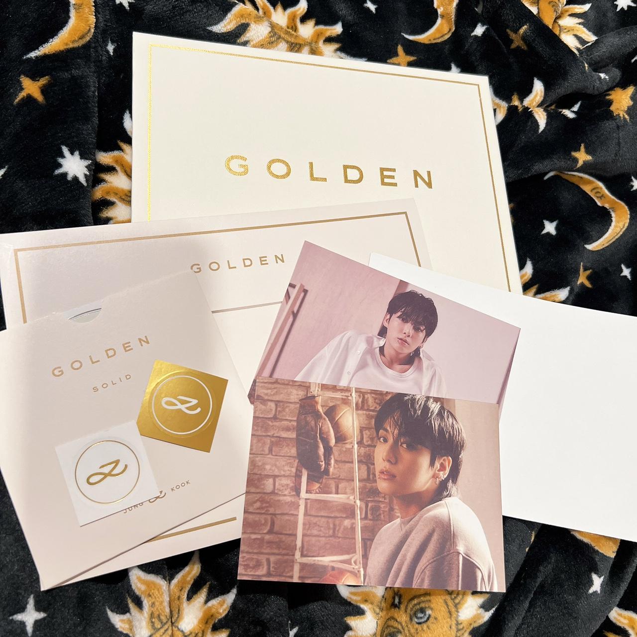 Official BTS Jungkook Golden Solid Album. Includes... - Depop