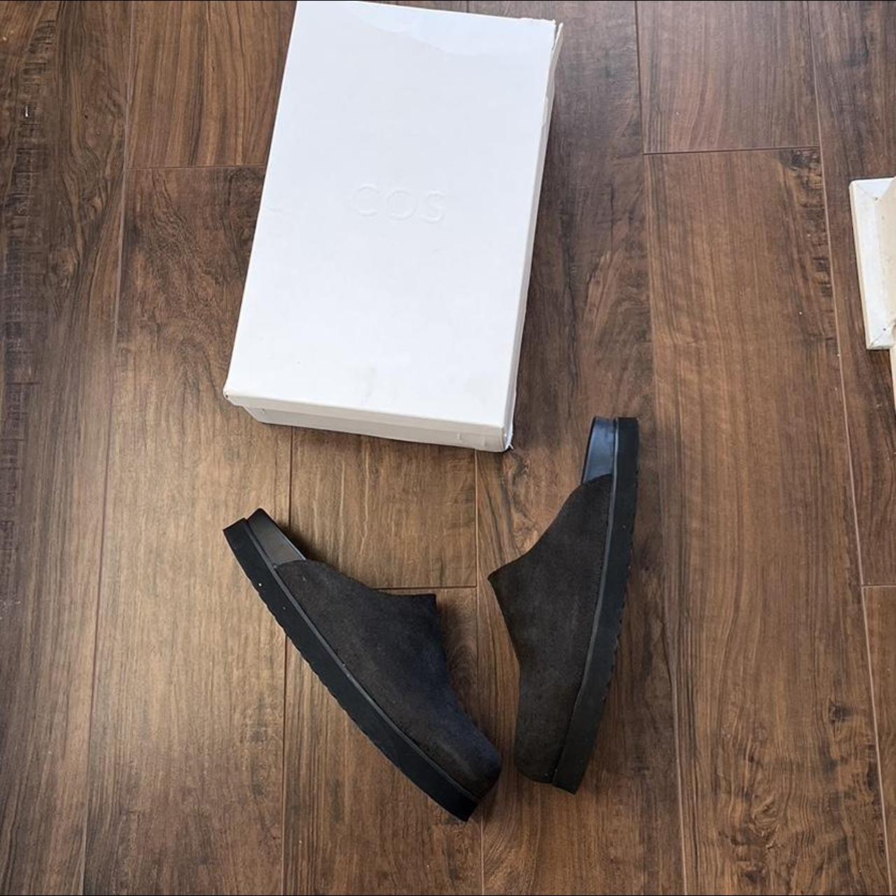 COS Black Mules! Worn 2x! Great Condition! Any... - Depop