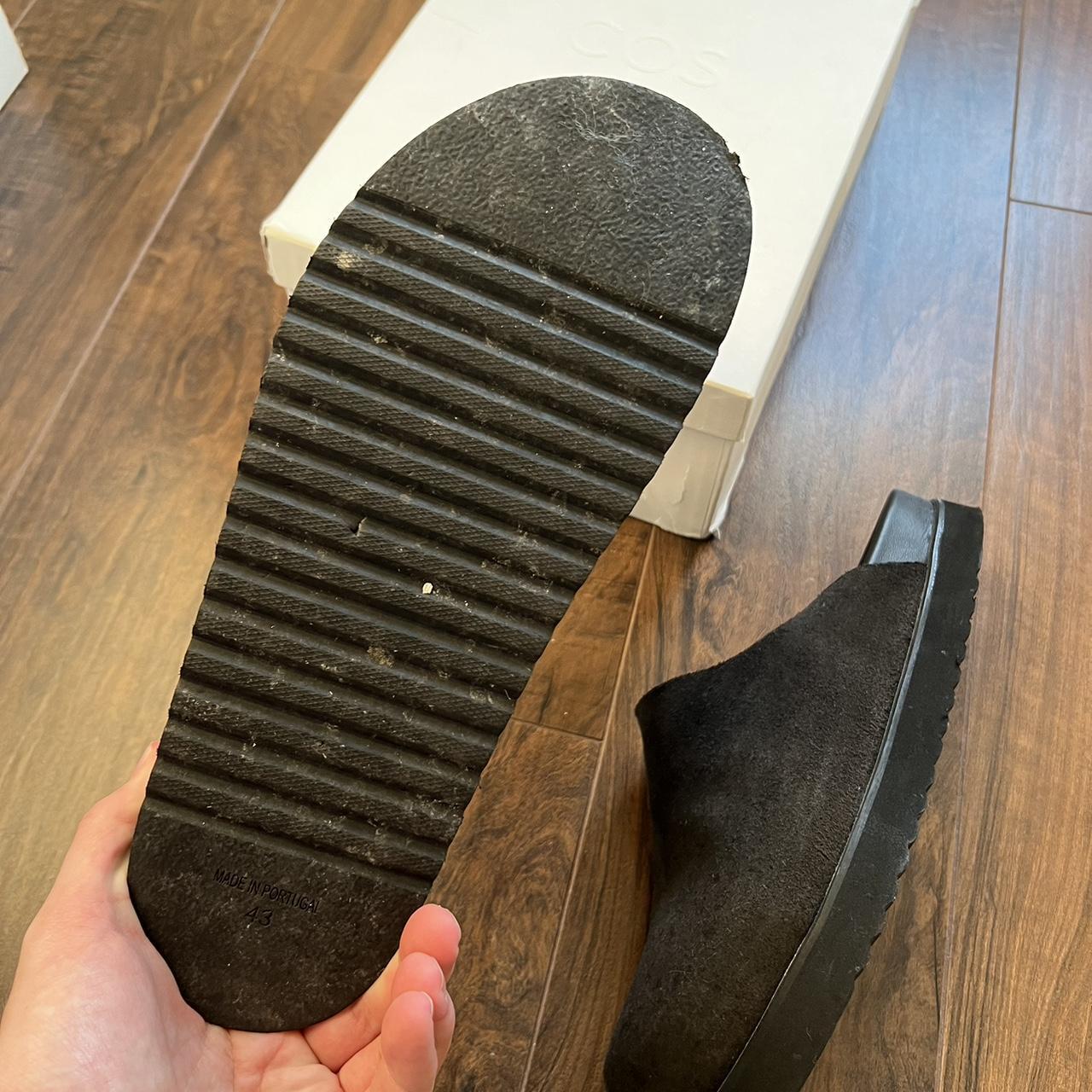 COS Black Mules! Worn 2x! Great Condition! Any... - Depop